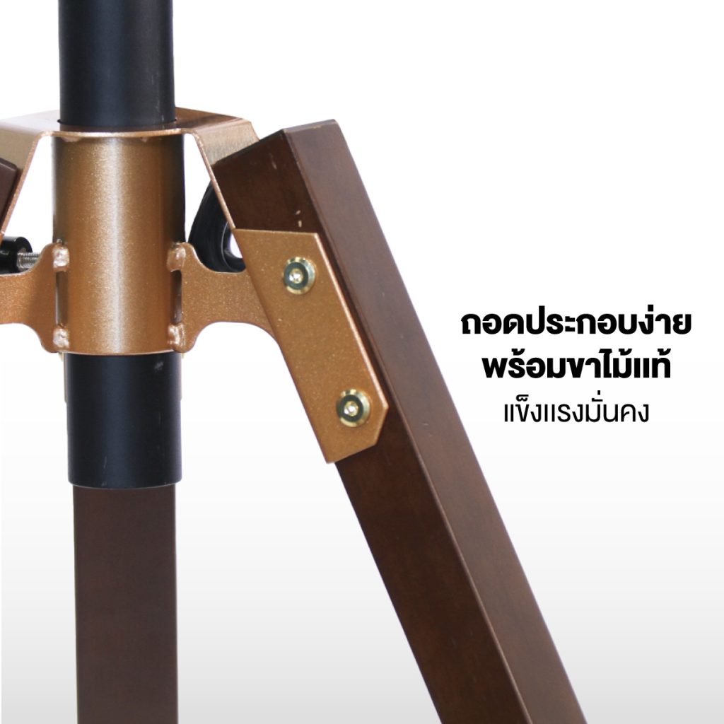 Venz เวนซ์ พัดลมไม้แท้ รุ่น Pixel Classic 18 นิ้ว ตั้งพื้น - Venz Style